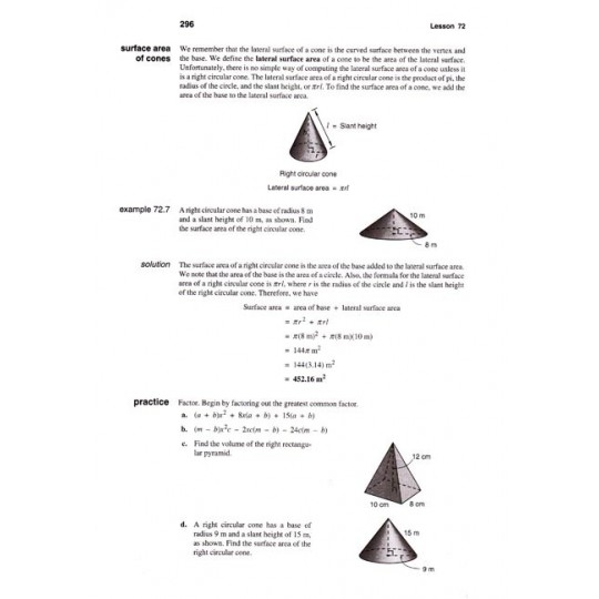 Saxon Algebra 1 (3rd edition) Home Study Kit