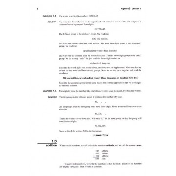 Saxon Algebra 1/2 (3rd edition) Home Study Kit