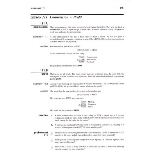 Saxon Algebra 1/2 (3rd edition) Home Study Kit