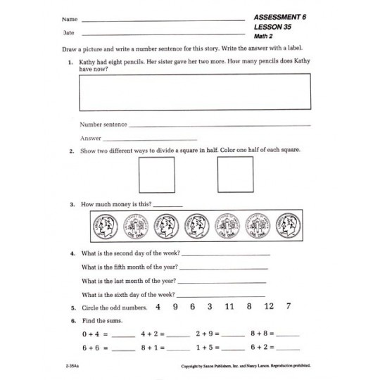 Saxon Math 2 Home Study Kit