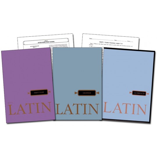 Latin 1 Books, Tests, Keys, & CD