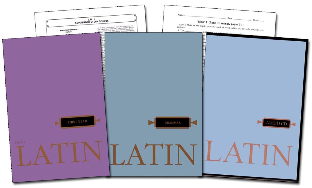 Latin 1 Books, Tests, Keys, & CD