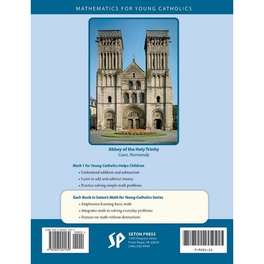 Math 1 for Young Catholics | Seton Press | Grade 1 Math