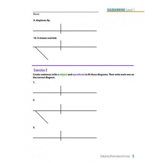 Diagramming Sentences for Young Catholics Level 1