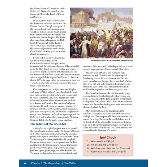 History of the United States 8 for Young Catholics (2nd Ed.)