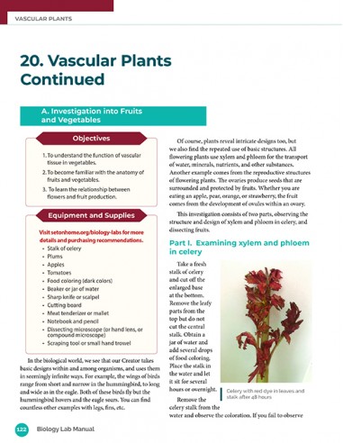 Biology for Life Lab Manual