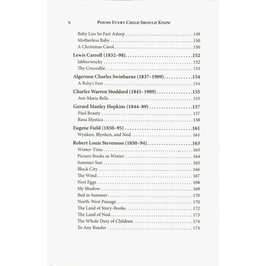 Poems Every Child Should Know