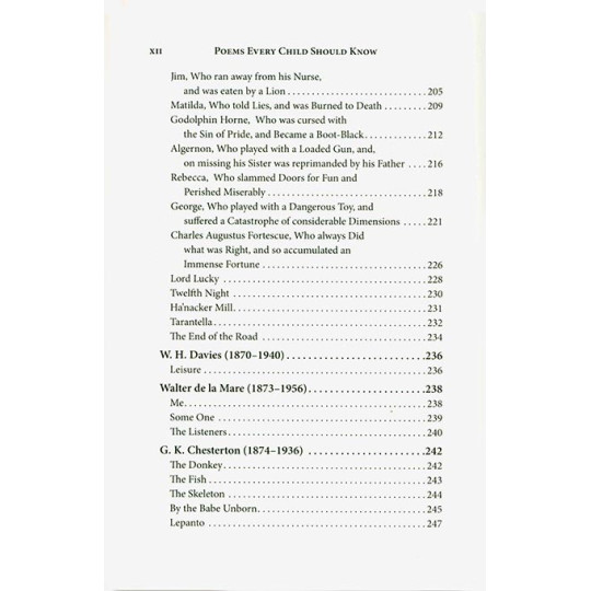 Poems Every Child Should Know