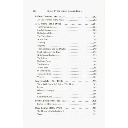 Poems Every Child Should Know
