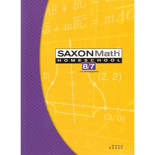 Saxon 87 (Homeschool, 3rd edition) Text
