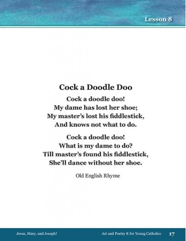 Art and Poetry for Young Catholics