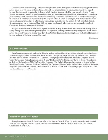 God, Christianity, and the Church: Apologetics for High School