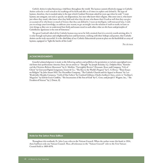 God, Christianity, and the Church: Apologetics for High School