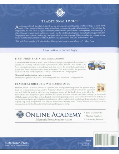 Traditional Logic 3rd Ed. Text
