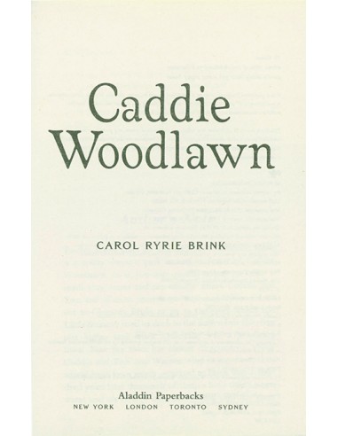 Caddie Woodlawn