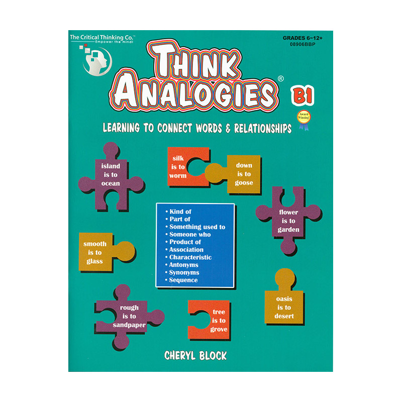 Think Analogies - Level B-1 (Grades 6-12)