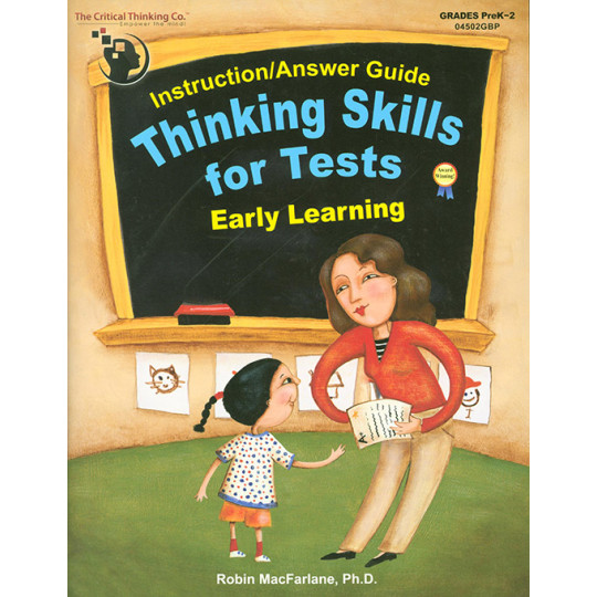 Thinking Skills for Tests Early Learning Teacher Guide (PreK-2)