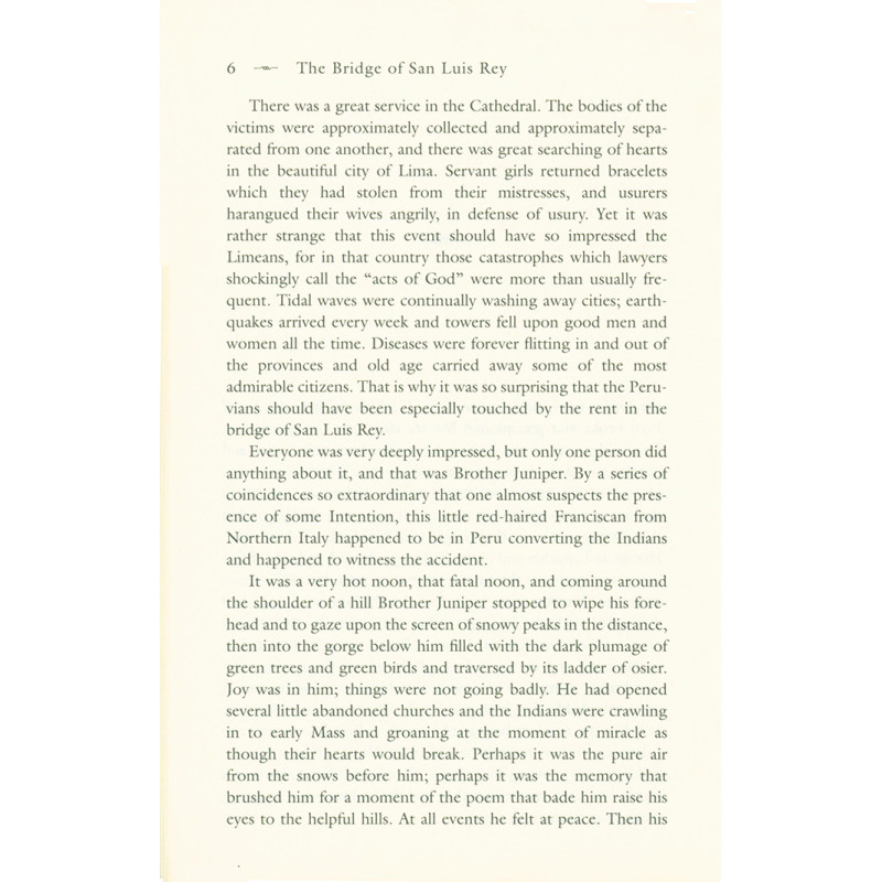 The Bridge of San Luis Rey