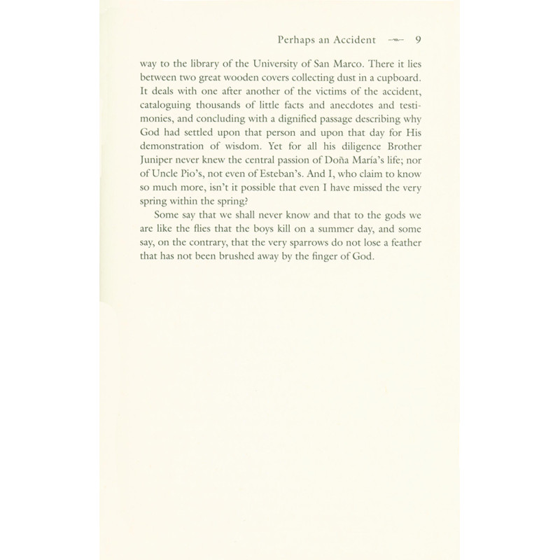 The Bridge of San Luis Rey