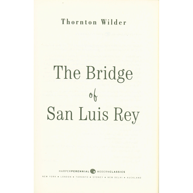 The Bridge of San Luis Rey