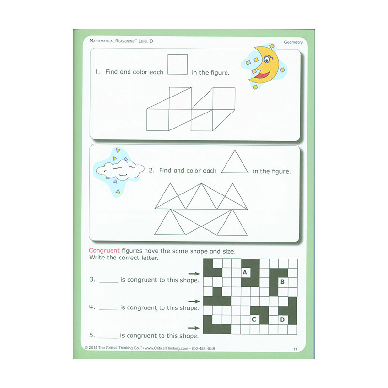 Mathematical Reasoning Level D - Grade 3