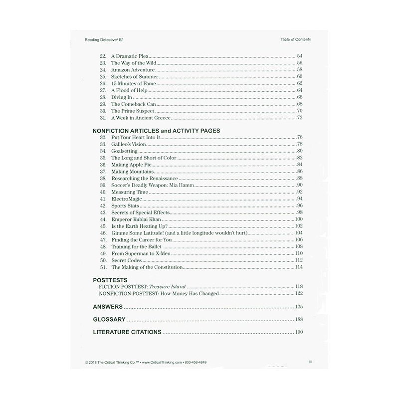 Reading Detective B1 (Grades 7-8)