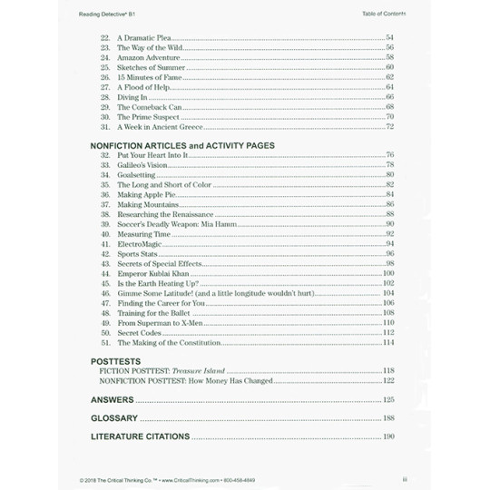 Reading Detective B1 (Grades 7-8)