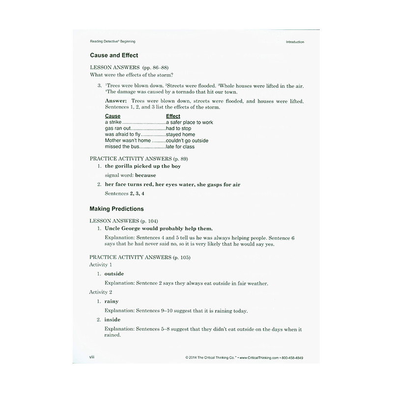 Reading Detective Beginning Grades 3-4