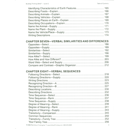 Building Thinking Skills Level 2 (Grades 4-6)