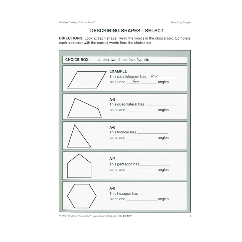 Building Thinking Skills Level 2 (Grades 4-6)