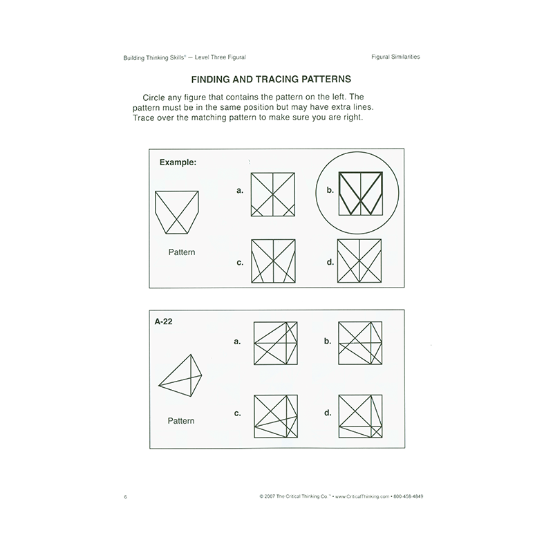 Building Thinking Skills Level 3 Figural (Grades 7-12)