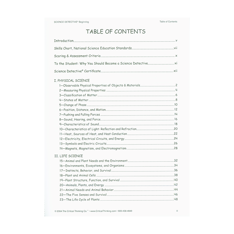 Science Detective Beginning - Grades 3-4