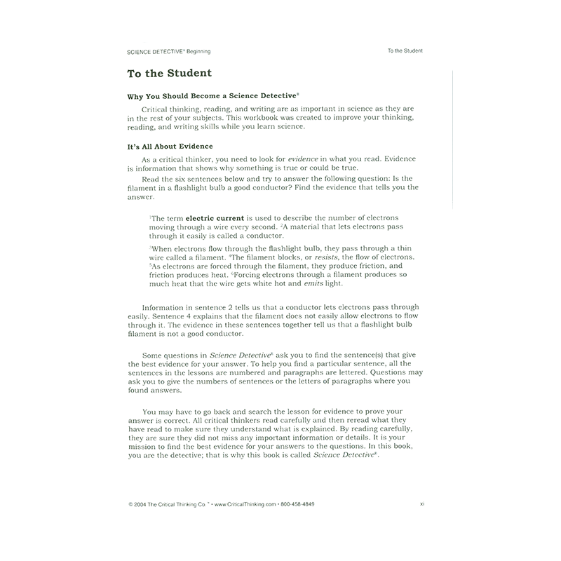 Science Detective Beginning - Grades 3-4