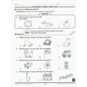 Spectrum Test Practice Workbook Grade 2