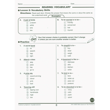 Spectrum Test Practice Workbook Grade 3