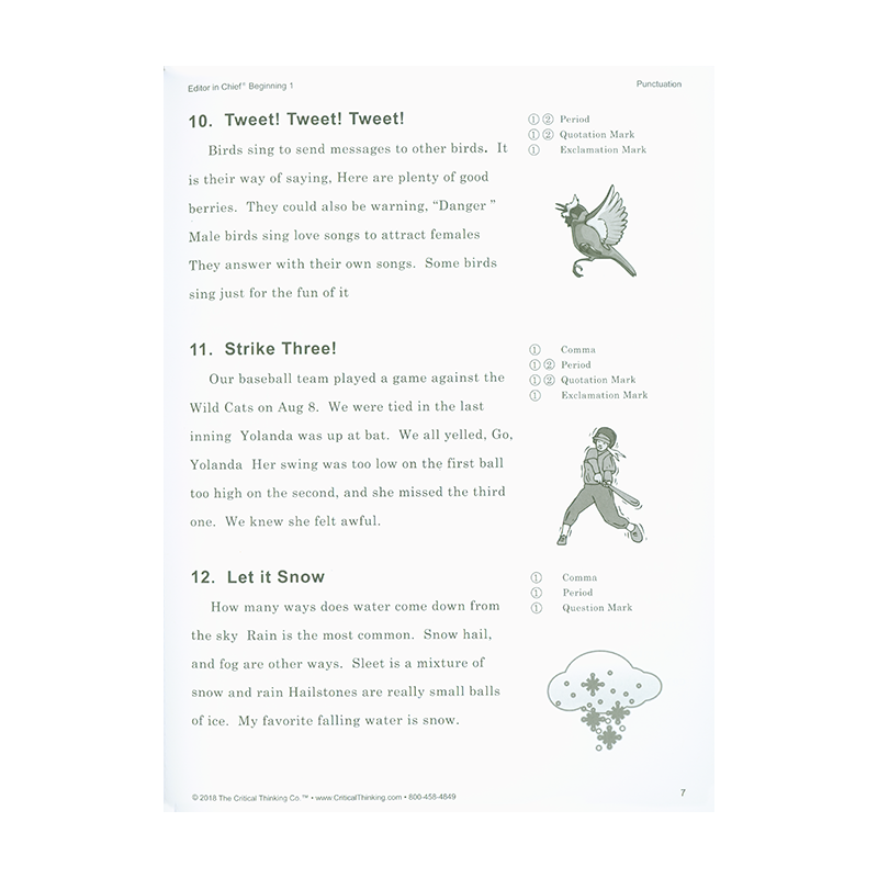 Editor in Chief Beginning 1 - Grades 2-3