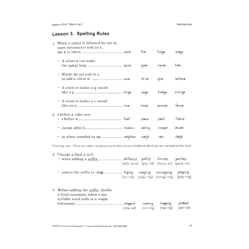 Editor in Chief Beginning 2 - Grades 3-4