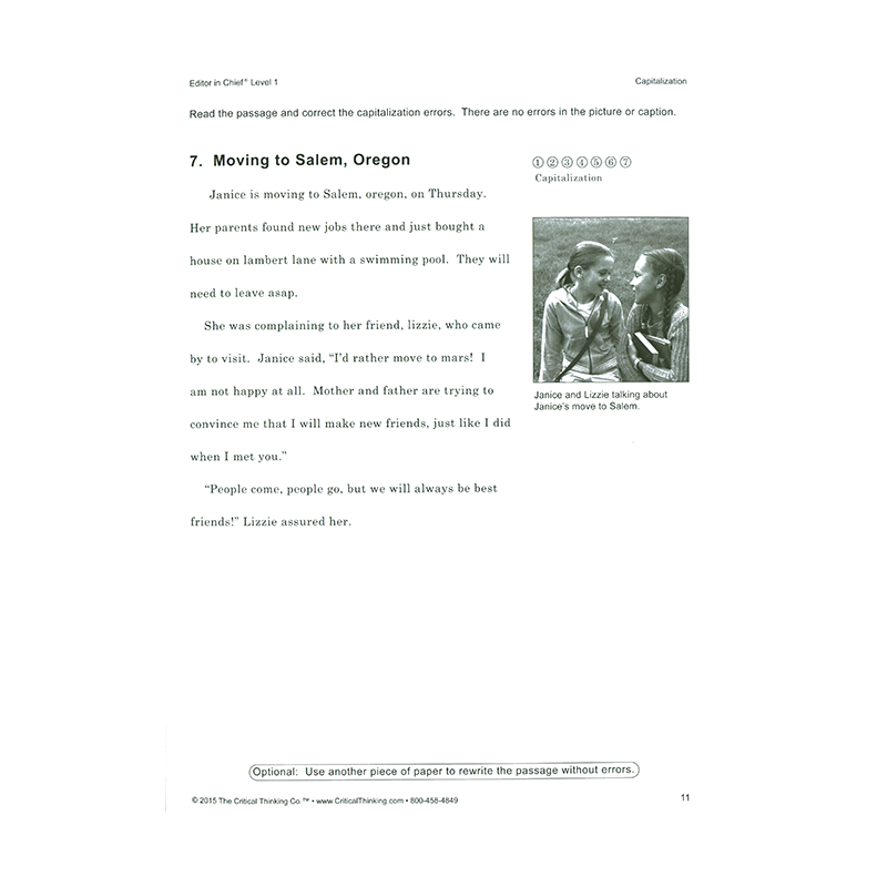Editor in Chief Level 1 - Grades 4-5