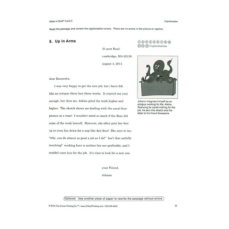 Editor in Chief Level 2 - Grades 6-8