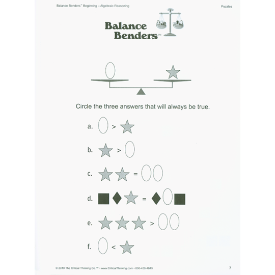 Balance Benders - Beginning (Grades 2-6)