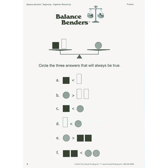 Balance Benders - Beginning (Grades 2-6)
