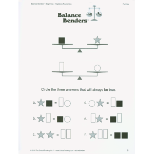 Balance Benders - Beginning (Grades 2-6)