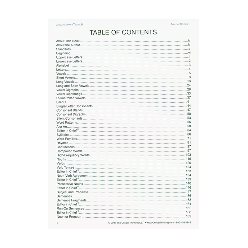 Language Smarts Level B - Grade 1