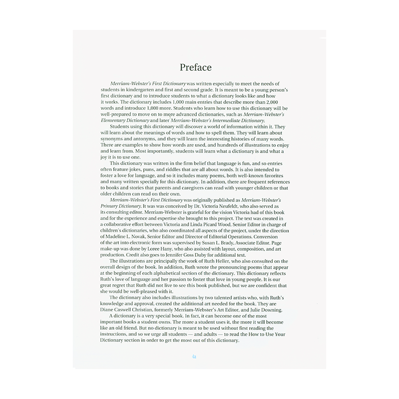 Merriam-Webster's First Dictionary (Grades 1-2)