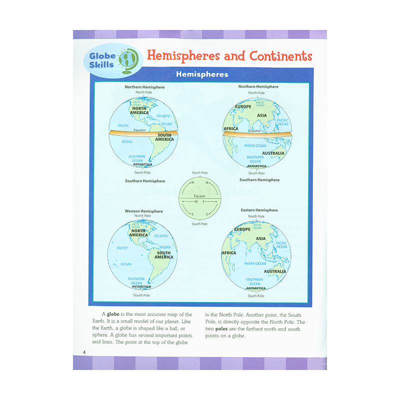 Map Skills for Today: Grade 6 All Around the World