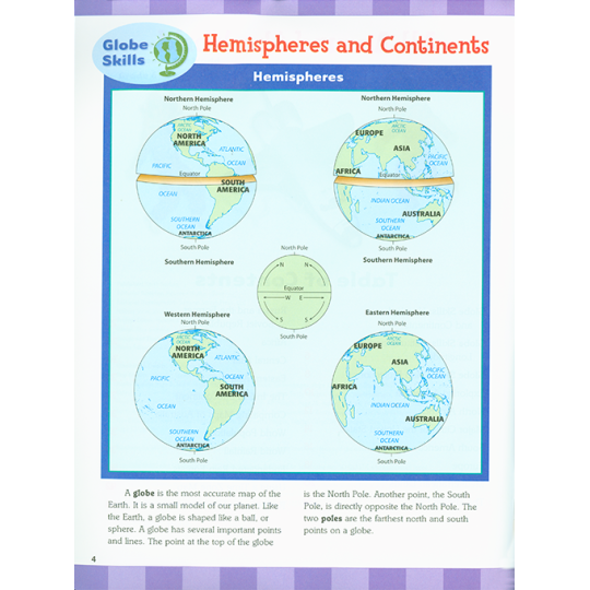 Map Skills for Today: Grade 6 All Around the World