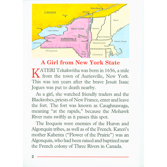 Saint Kateri Tekakwitha:The Lily of the Mohawks
