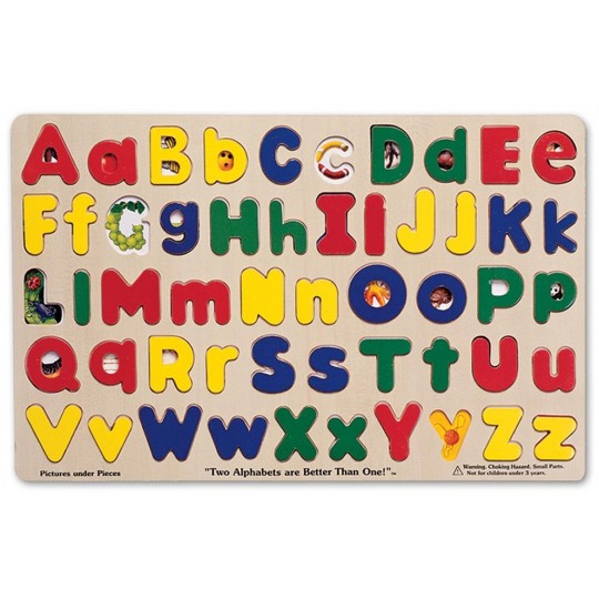 Upper and Lower Case Alphabet Puzzle
