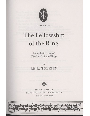 The Fellowship of the Ring