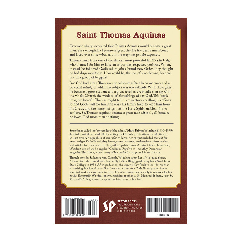 St. Thomas Aquinas